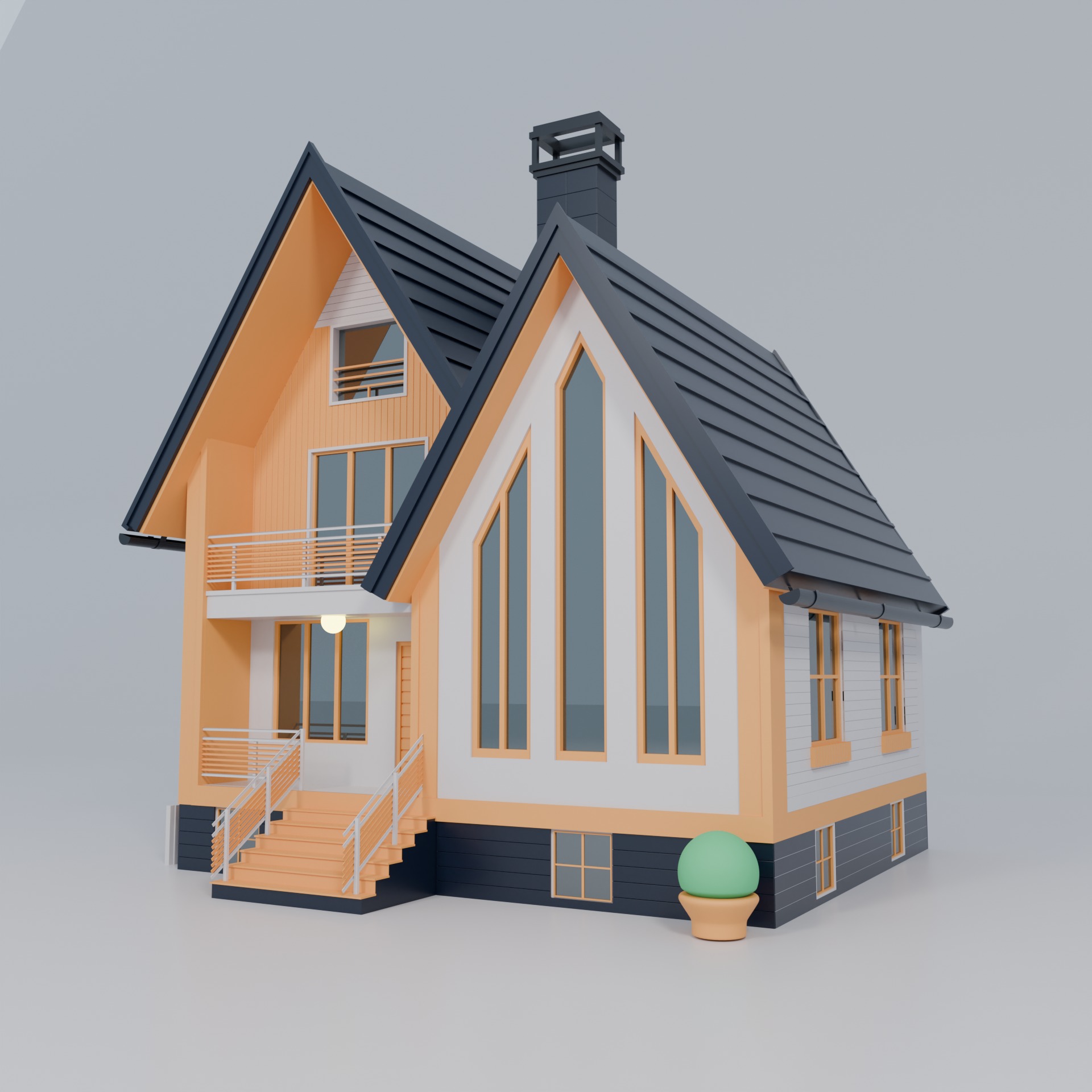 HOUSE MODEL free 3D model | CGTrader