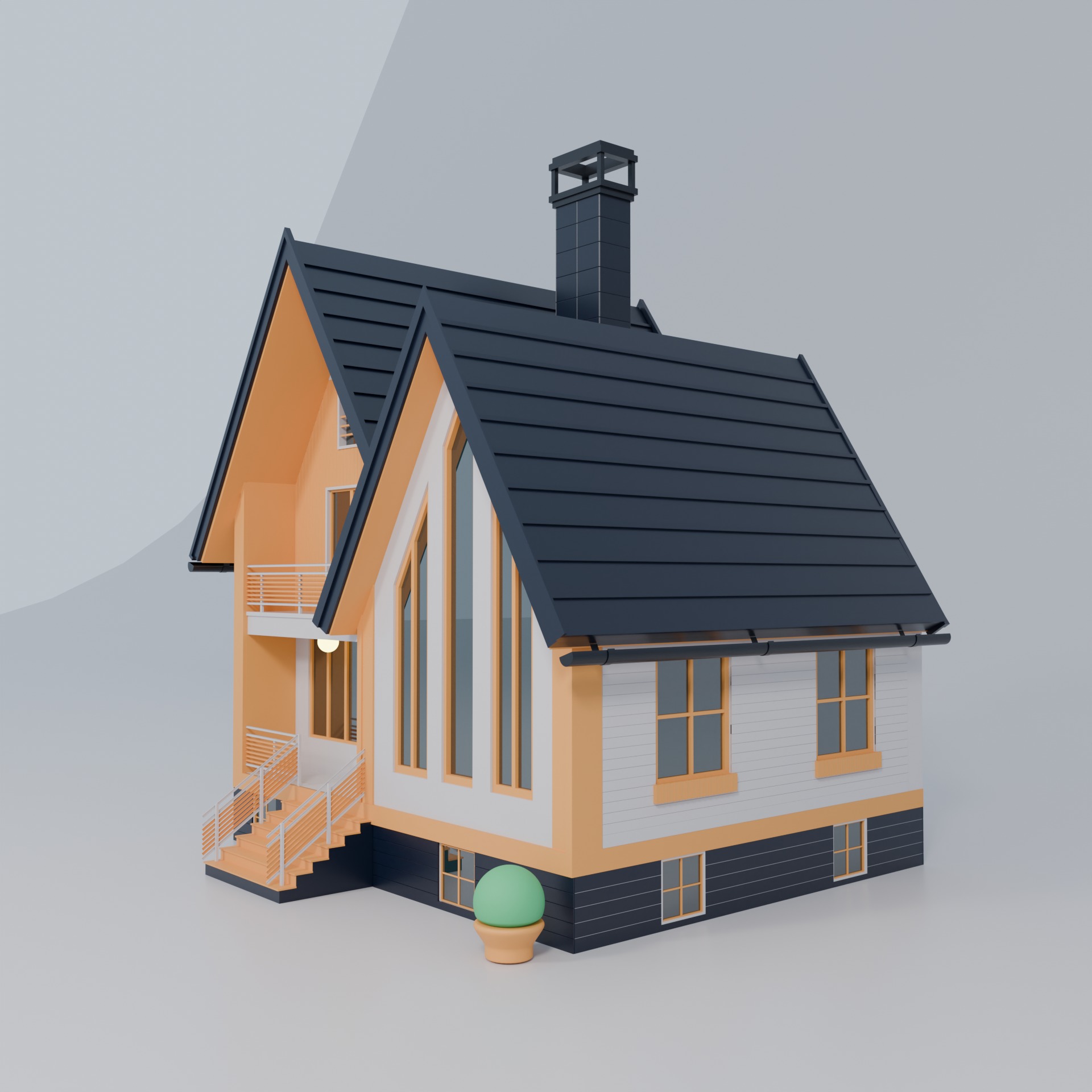 HOUSE MODEL free 3D model | CGTrader