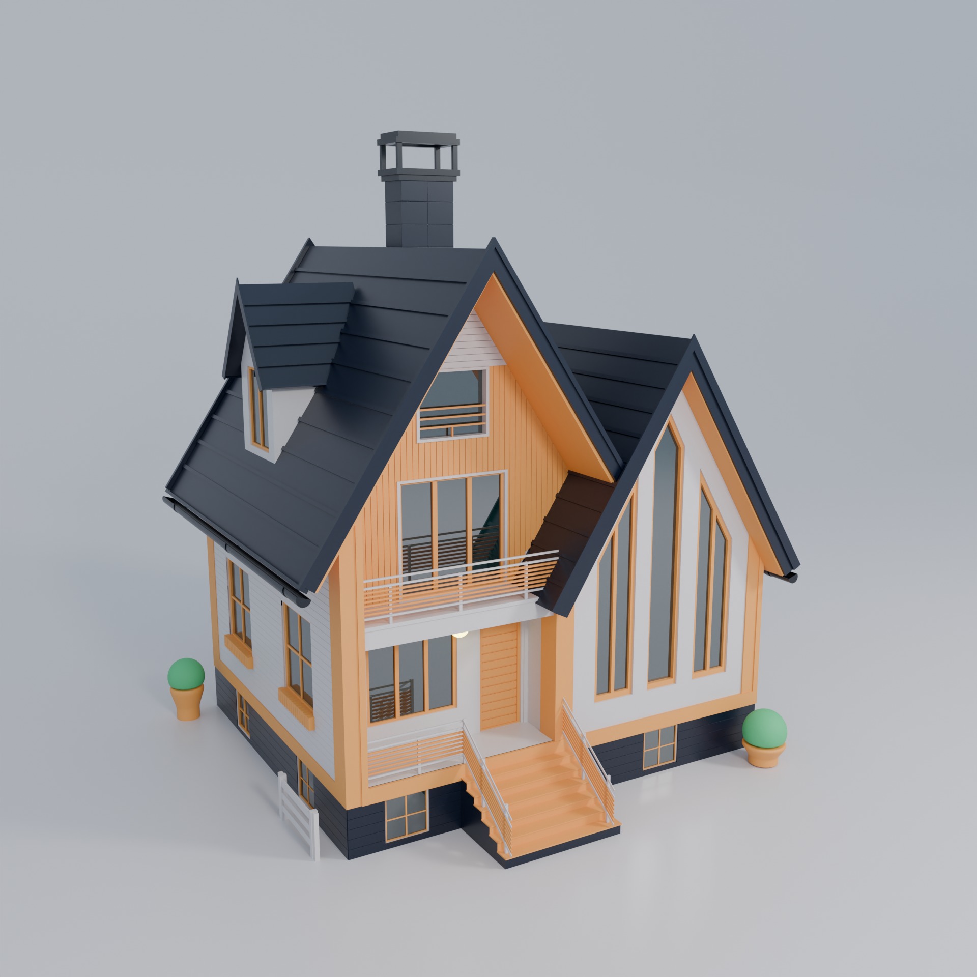 HOUSE MODEL free 3D model | CGTrader