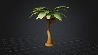 Stylized Coconut Tree 3 3D model | CGTrader