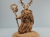 Deerfolk Cervan Deer Druid with Staff - Pre supported 3D model 3D ...