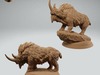 Woolly Rhino dnd miniatures - pre supported 3D model 3D printable ...