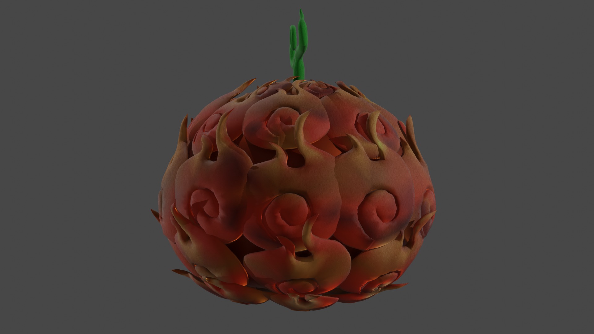 Devil fruit Mera Mera no Mi 3d model One piece free 3D model | CGTrader