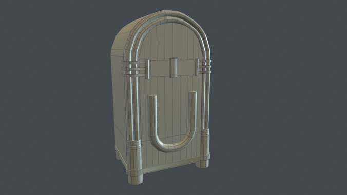 Jukebox free 3D Model Game ready .max .obj .fbx - CGTrader.com