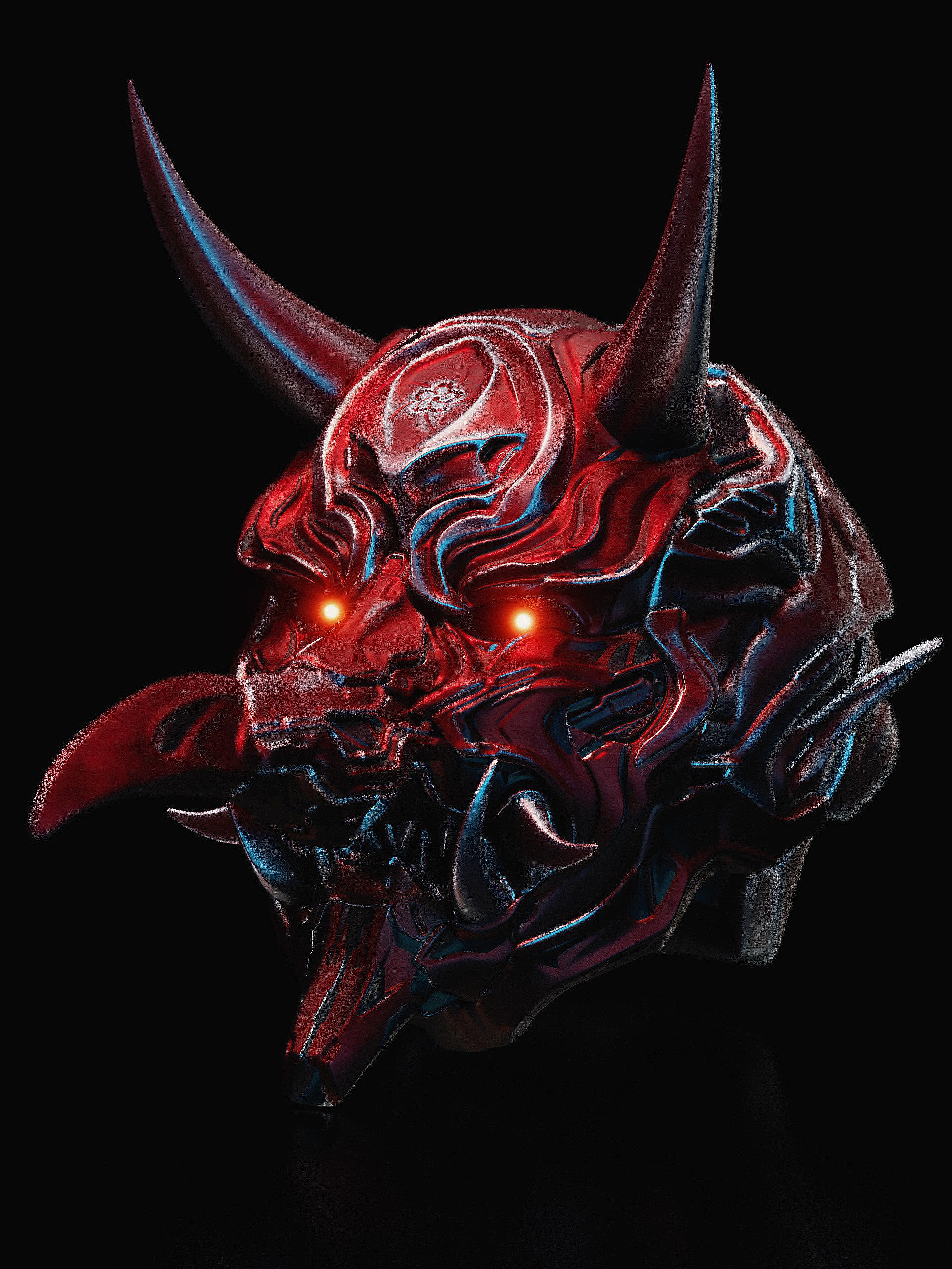 Oni Mask free 3D model | CGTrader