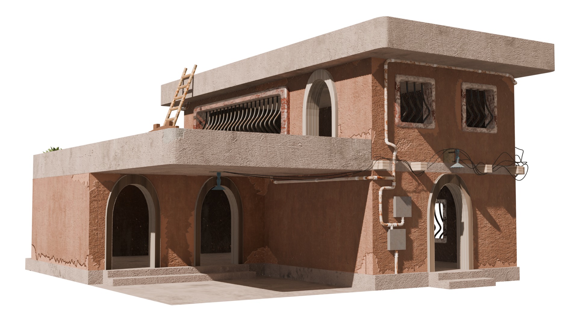 Detailed house free 3D model | CGTrader
