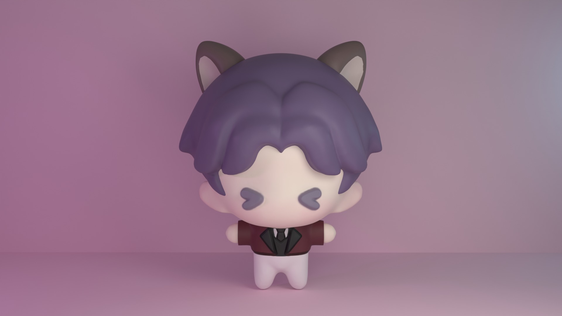 Rafayel Cat Love and Deepspace 3d print model printable 3D model 3D ...