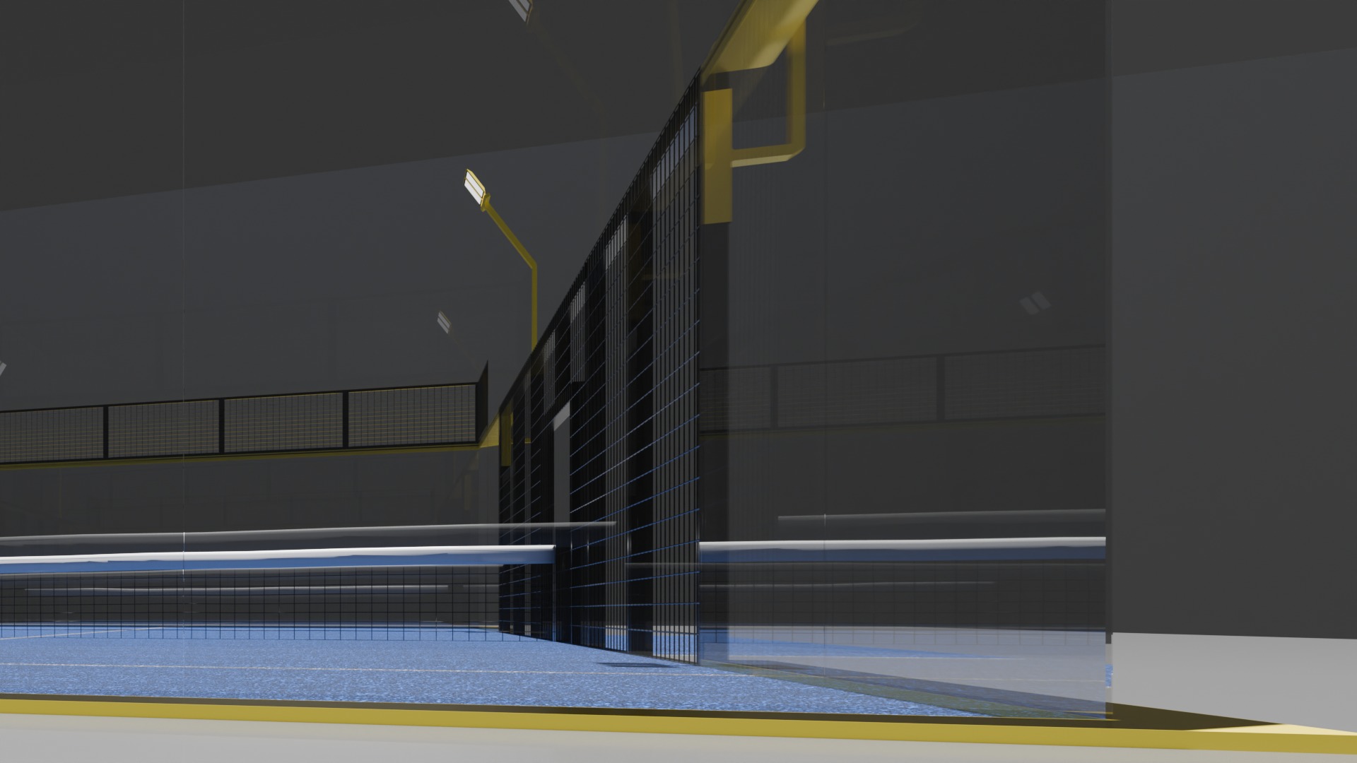 Padel Court - Cancha de padel 3D model | CGTrader