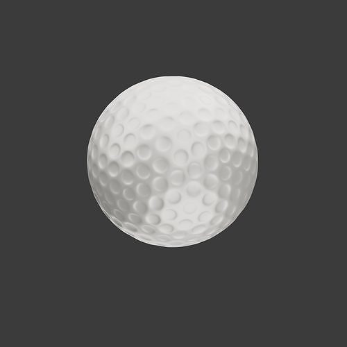 Realistic Golf Ball 3D Model free VR / AR / low-poly 3D model | CGTrader