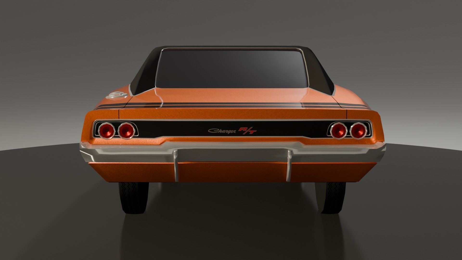3D model Dodge Charger RT 1968 low-poly VR / AR / low-poly | CGTrader
