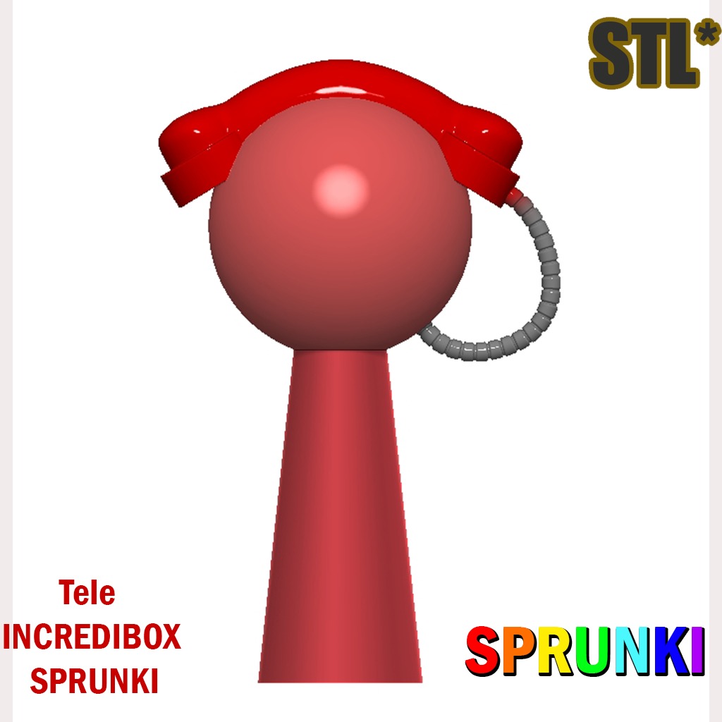 Tele Sprunki Incredibox STL 3D Character Fanart 3D model 3D printable ...