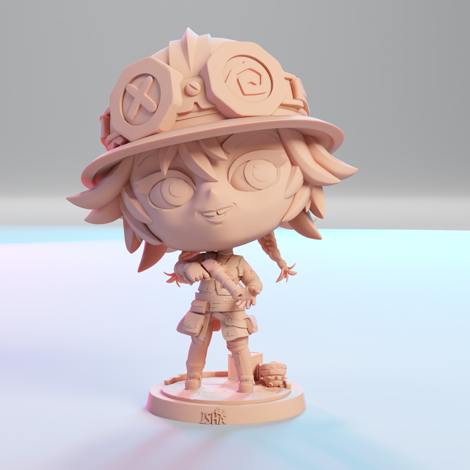 Isha Arcane Chibi 3D model 3D printable | CGTrader