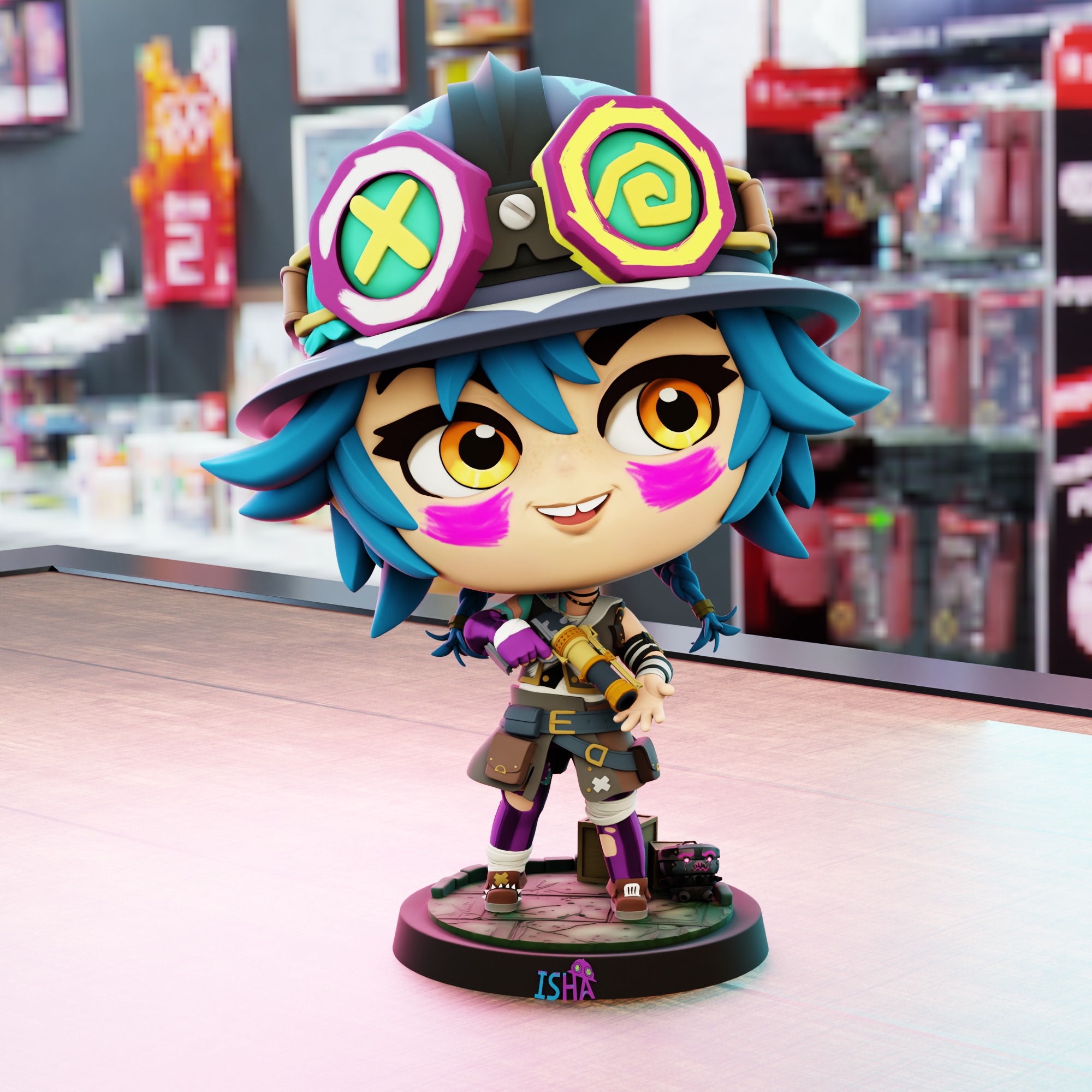 Isha Arcane Chibi 3D model 3D printable | CGTrader