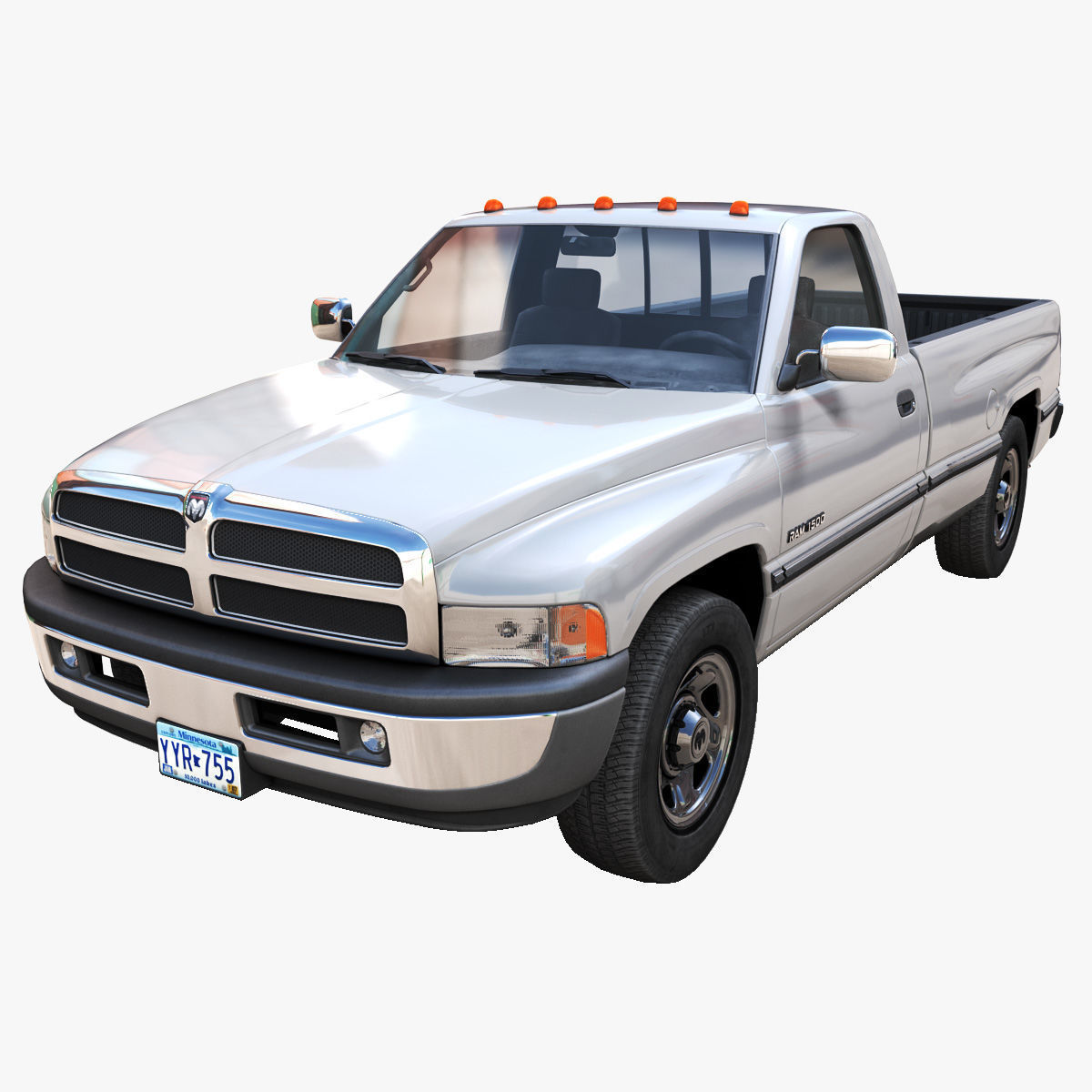 3D model Dodge Ram 1995 1500 VR / AR / low-poly | CGTrader