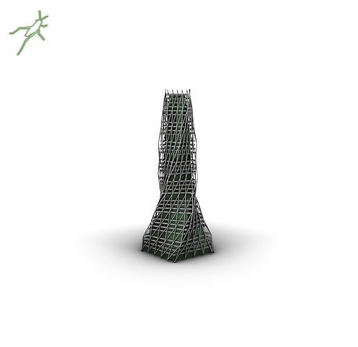 Grasshopper EX 48 Repeat data Extrude curve free 3D model | CGTrader