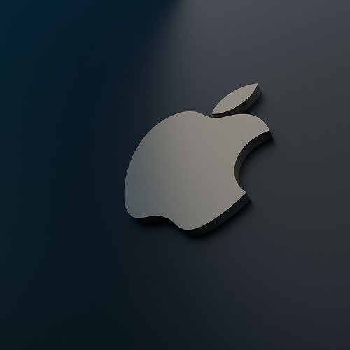 Apple logo 3D model | CGTrader