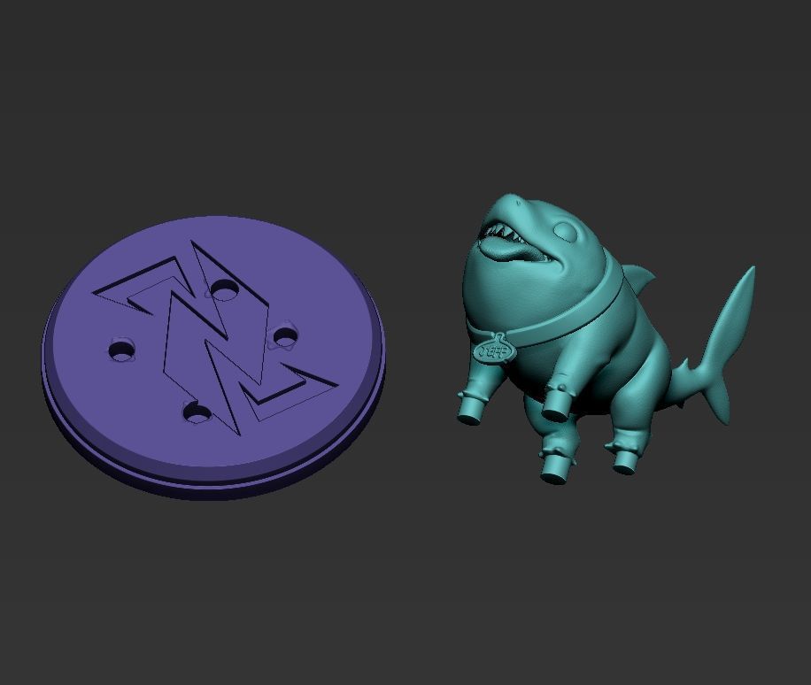 Jeff from Marvel Rivals Statue for 3D Printing 3D model 3D printable ...