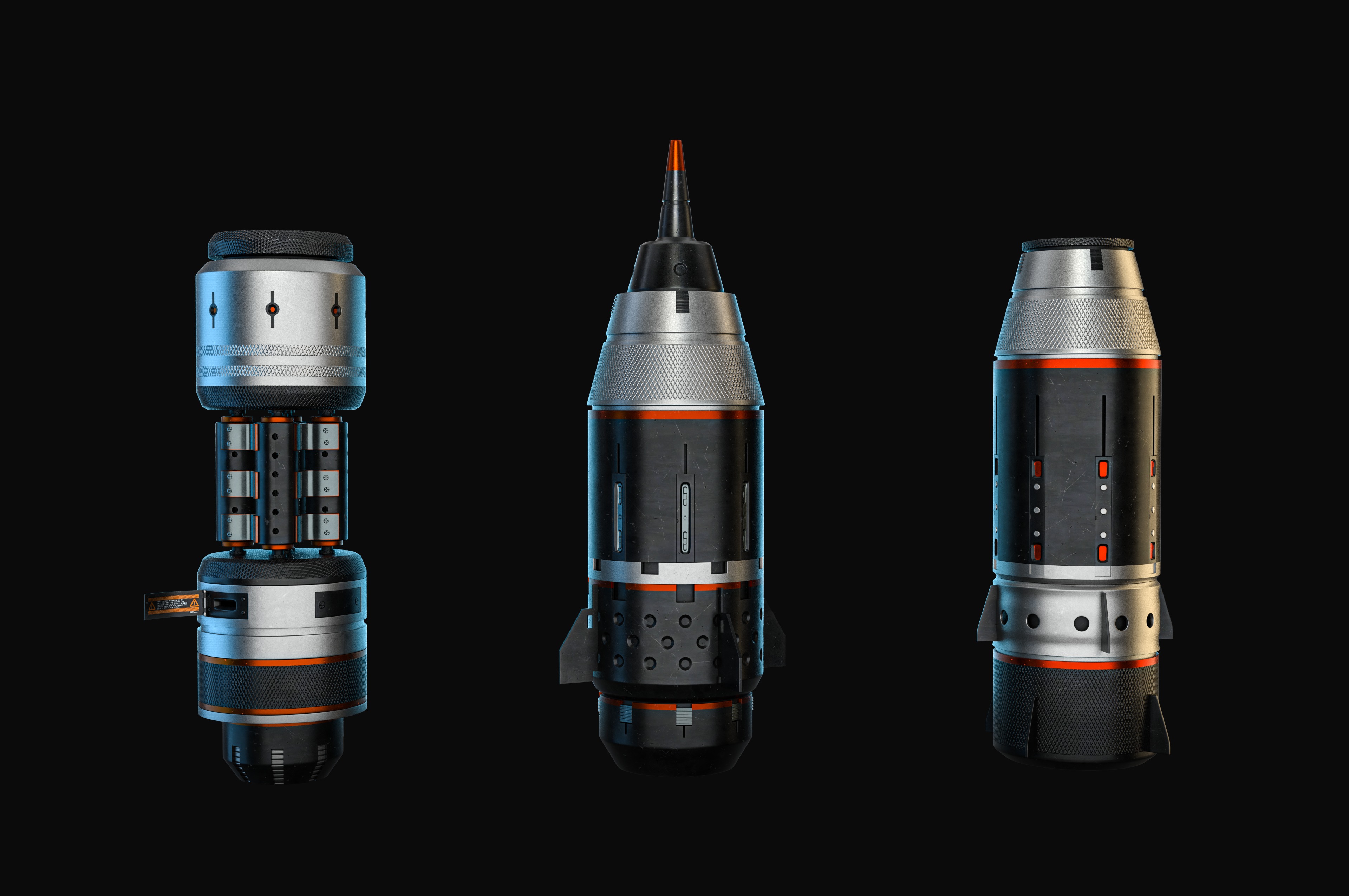 sci fi ammo free 3D model | CGTrader