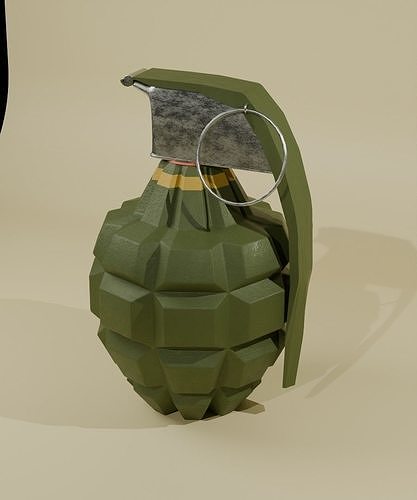 Grenade v1 free VR / AR / low-poly 3D model | CGTrader