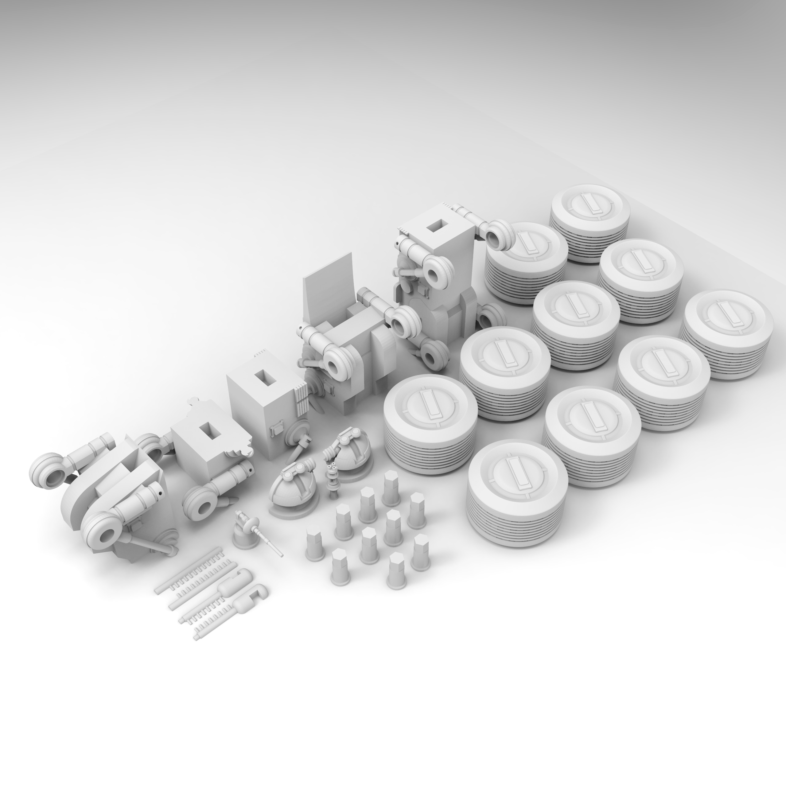 Star Wars Clone Turbo Tank HAVw A6 Juggernaut 3D model 3D printable ...