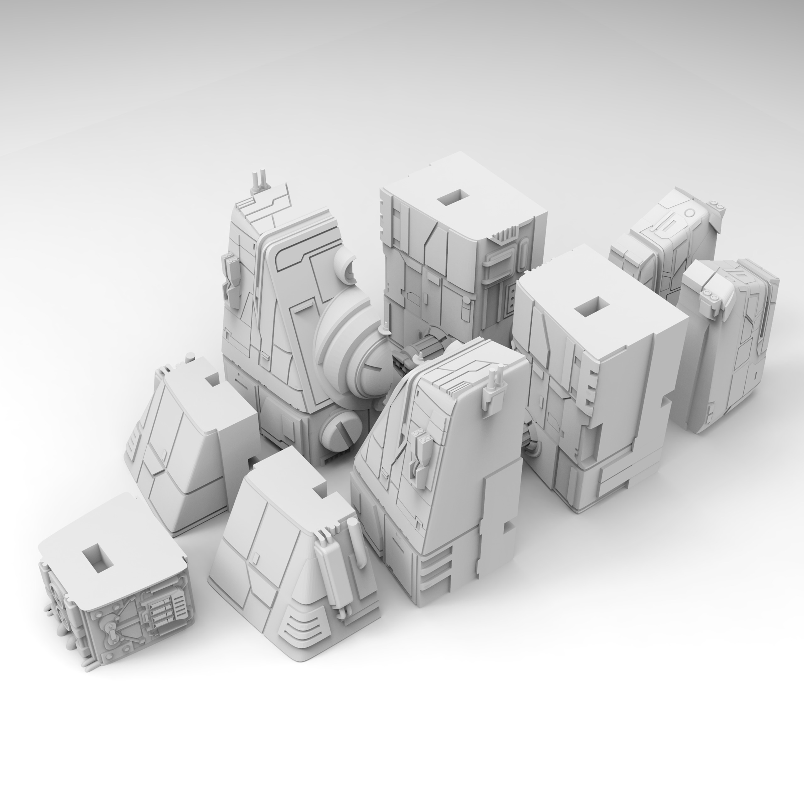 Star Wars Clone Turbo Tank HAVw A6 Juggernaut 3D model 3D printable ...