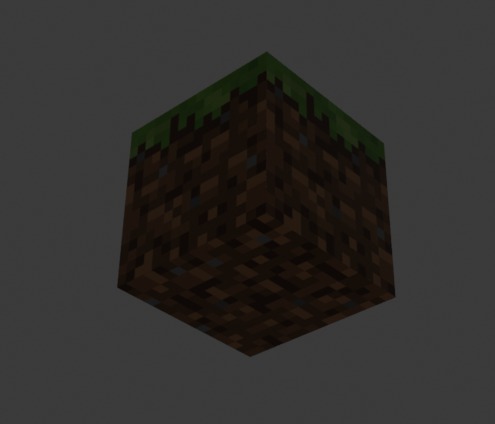 3D model Minecraft Grass Block Blender Object VR / AR / low-poly | CGTrader