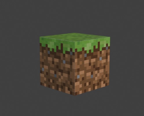 3D model Minecraft Grass Block Blender Object VR / AR / low-poly | CGTrader