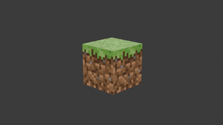 3D model Minecraft Grass Block Blender Object VR / AR / low-poly | CGTrader