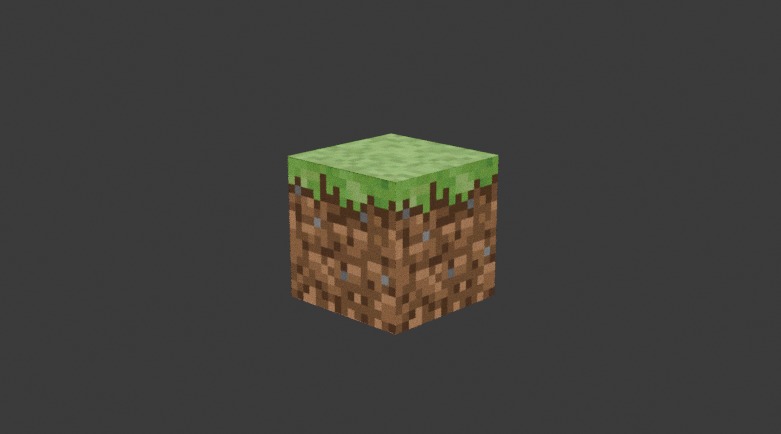 3D model Minecraft Grass Block Blender Object VR / AR / low-poly | CGTrader