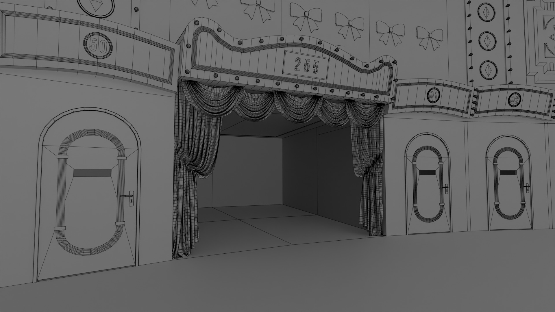 Squid Game Mingle Carousel Map 3D model | CGTrader