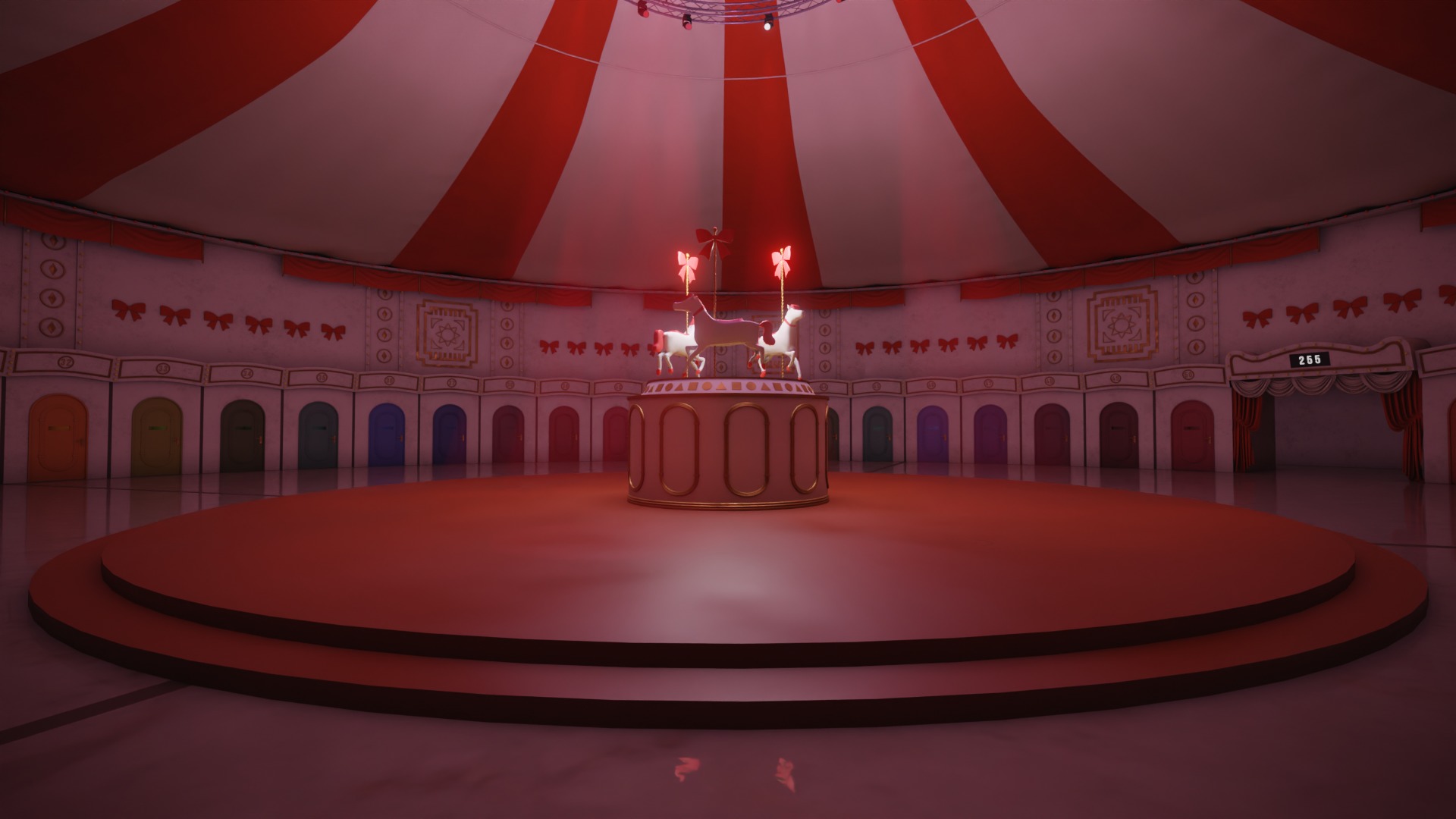 Squid Game Mingle Carousel Map 3D model | CGTrader