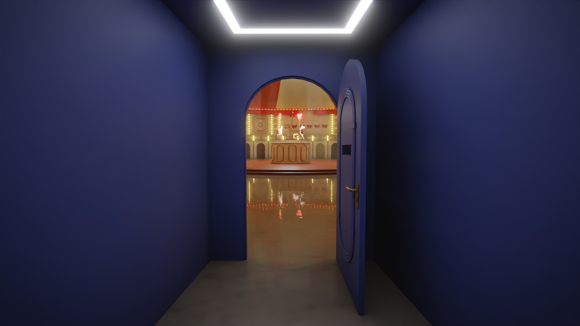 Squid Game Mingle Carousel Map 3D model | CGTrader