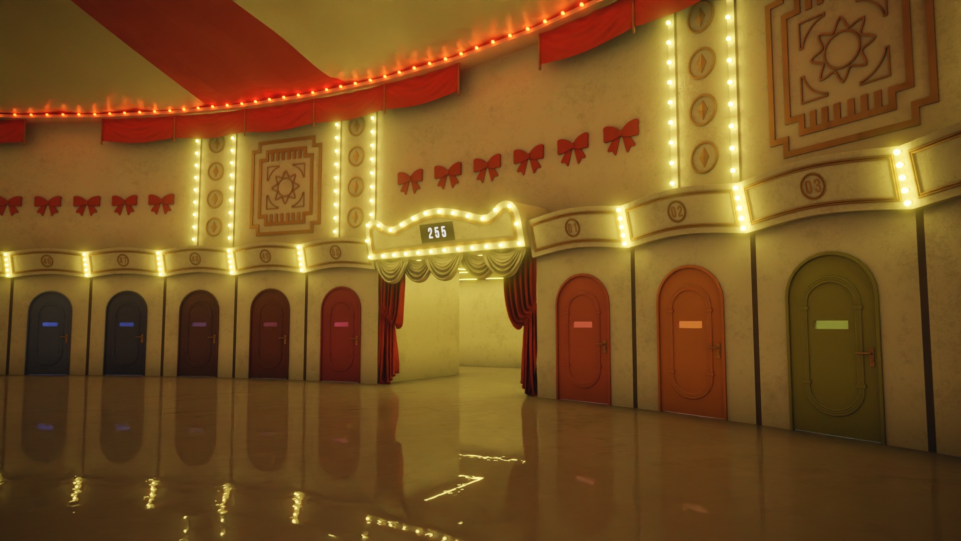 Squid Game Mingle Carousel Map 3D model | CGTrader