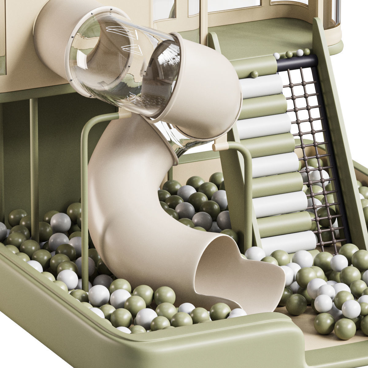 Children play area 3D model | CGTrader