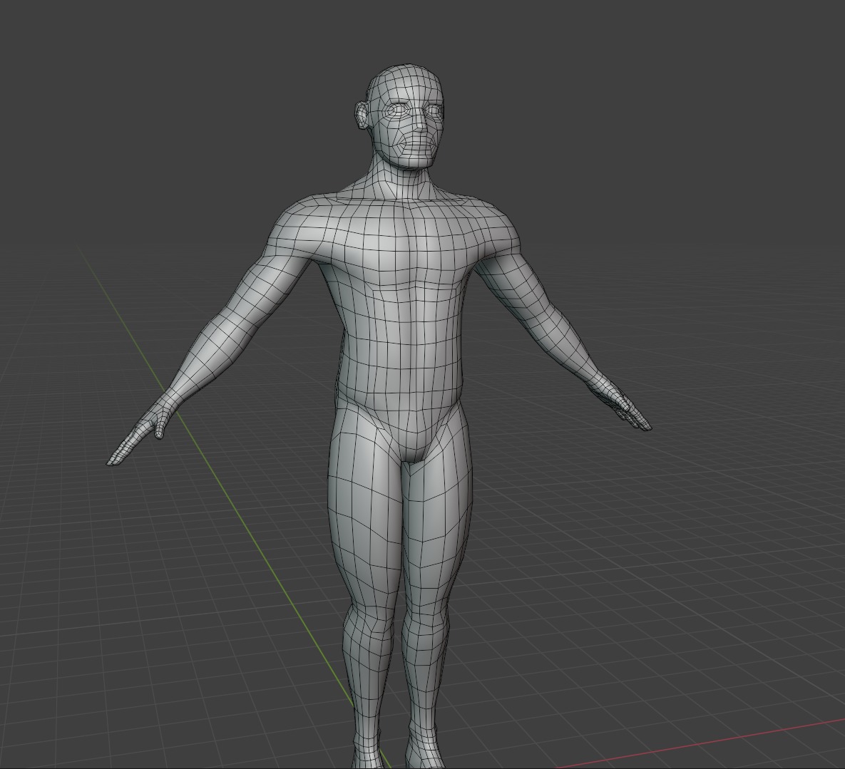 Male Base Mesh free VR / AR / low-poly 3D model | CGTrader