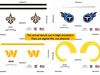Printable High Resolution NFL Helmet Decals Pack 8 3D model 3D ...