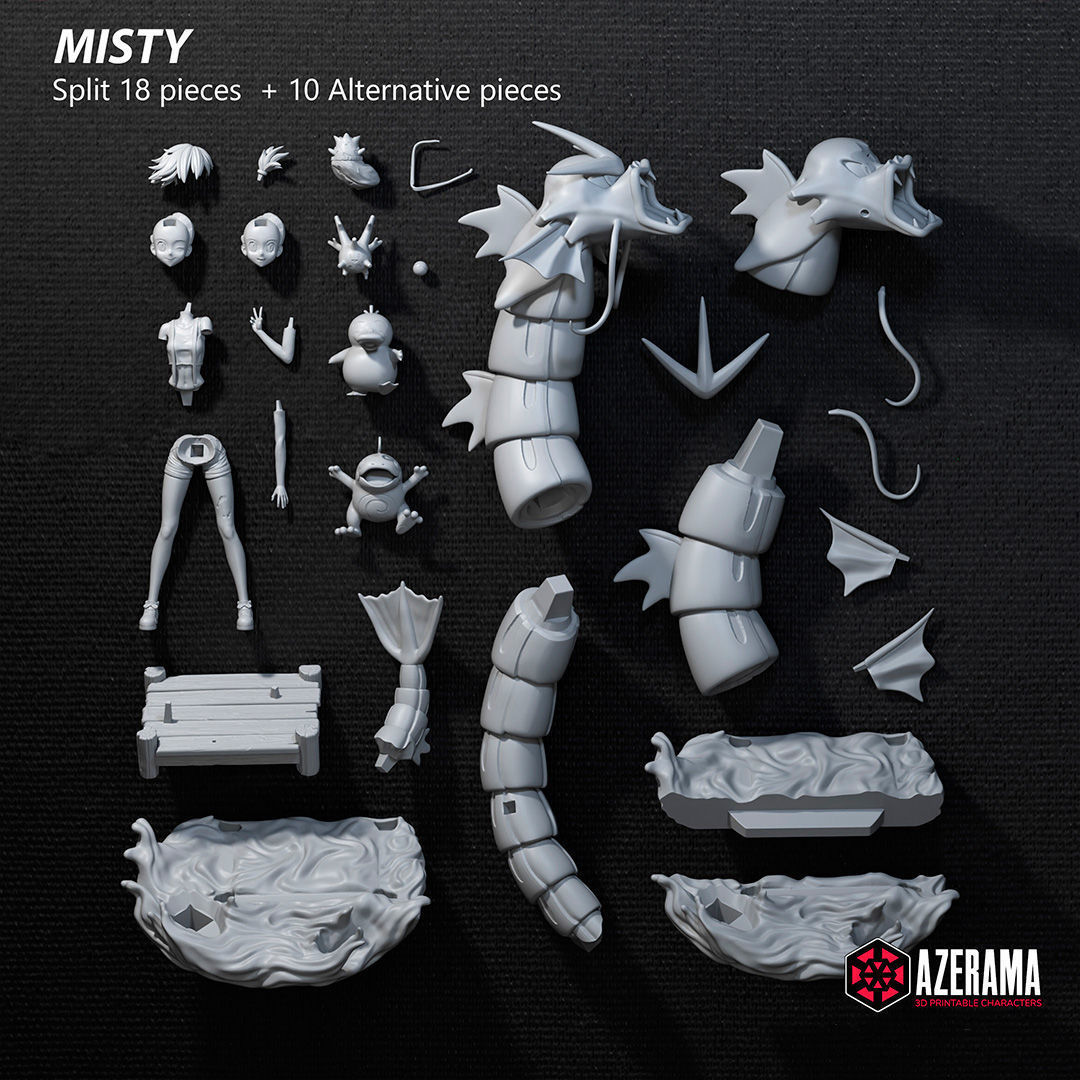 Misty STL Ready for 3D Printing 3D model 3D printable | CGTrader
