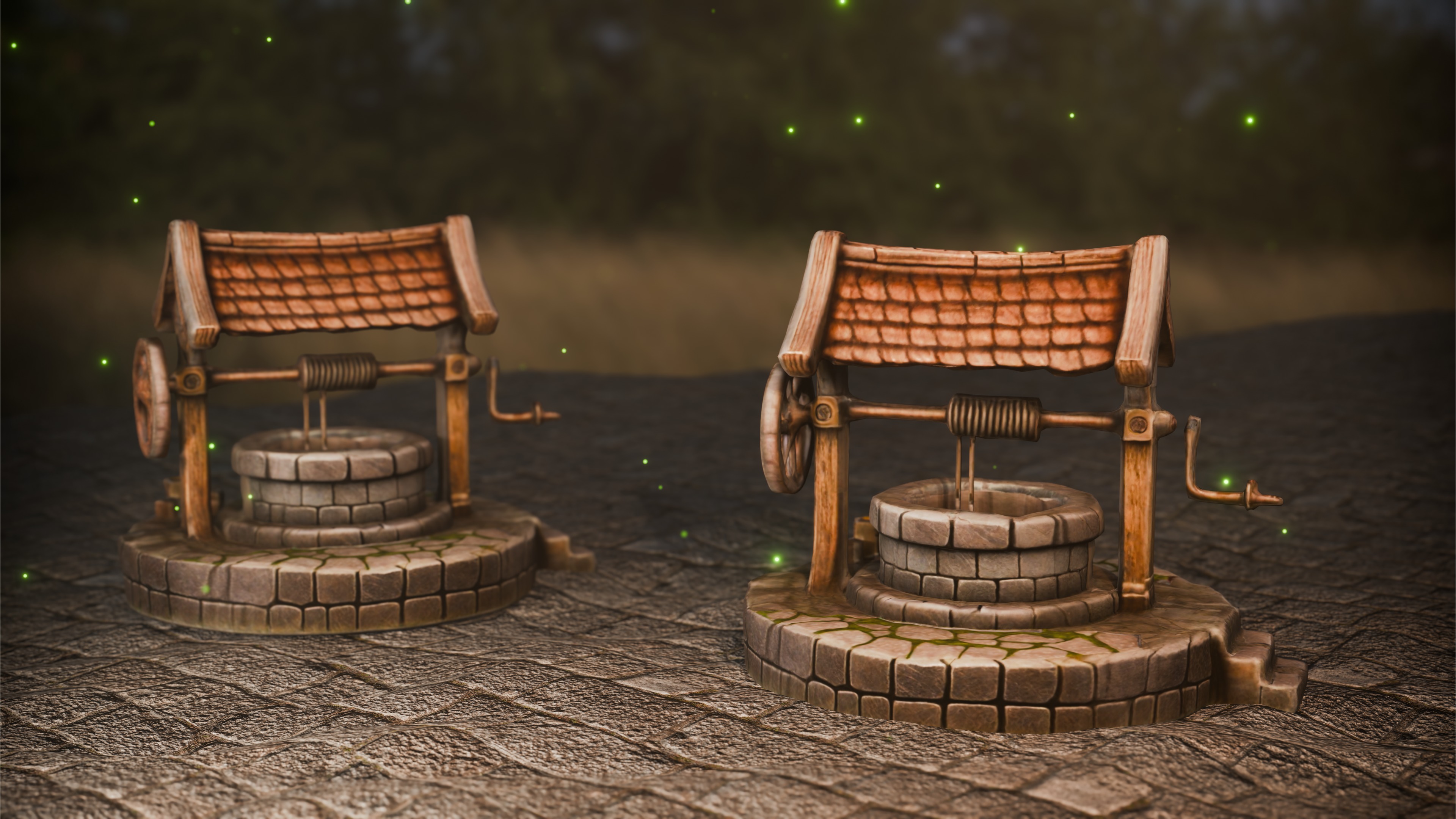 A Medieval Water Well 3D model | CGTrader