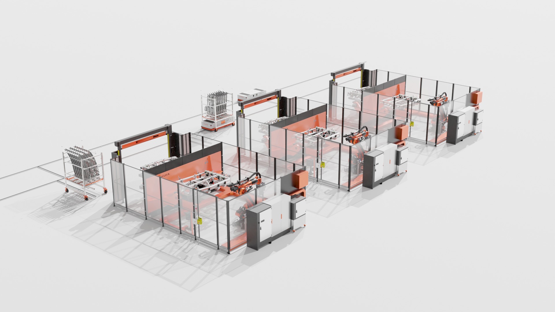 3D model Industrial - 3D KUKA Robotics Welding Station v1 by Cels VR ...