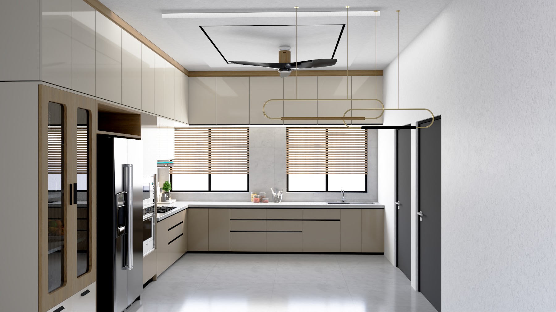 Modern Kitchen free 3D model | CGTrader
