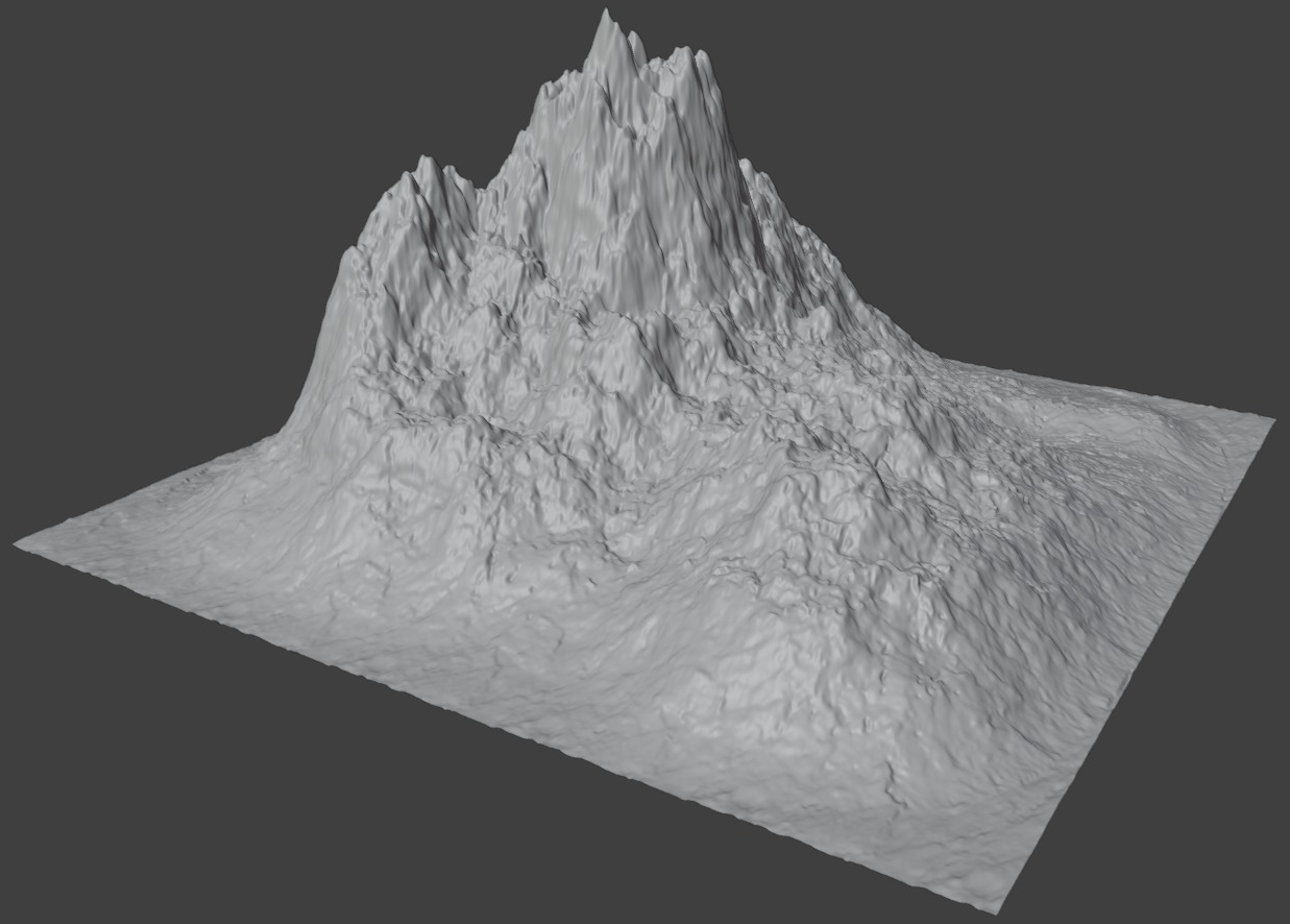 4K Grassy Mountain 3D model | CGTrader