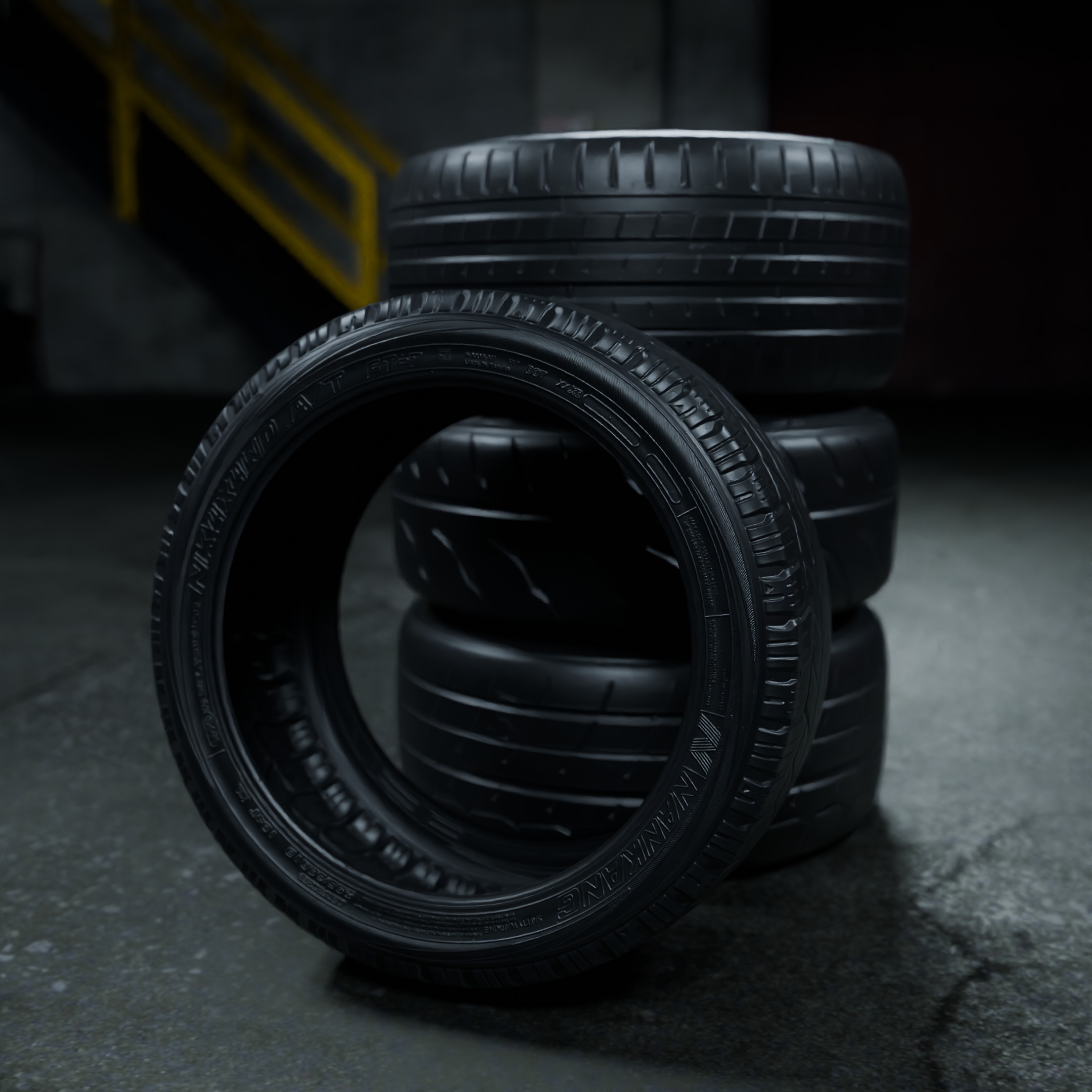 Tire Model Pack V3 free VR / AR / low-poly 3D model | CGTrader