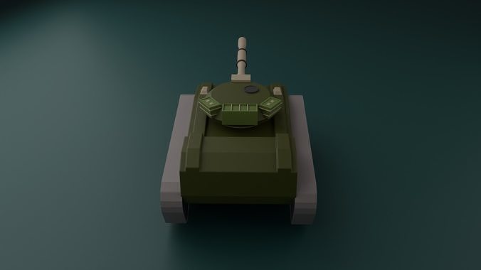 Low Poly Military Tank free VR / AR / low-poly 3D model | CGTrader