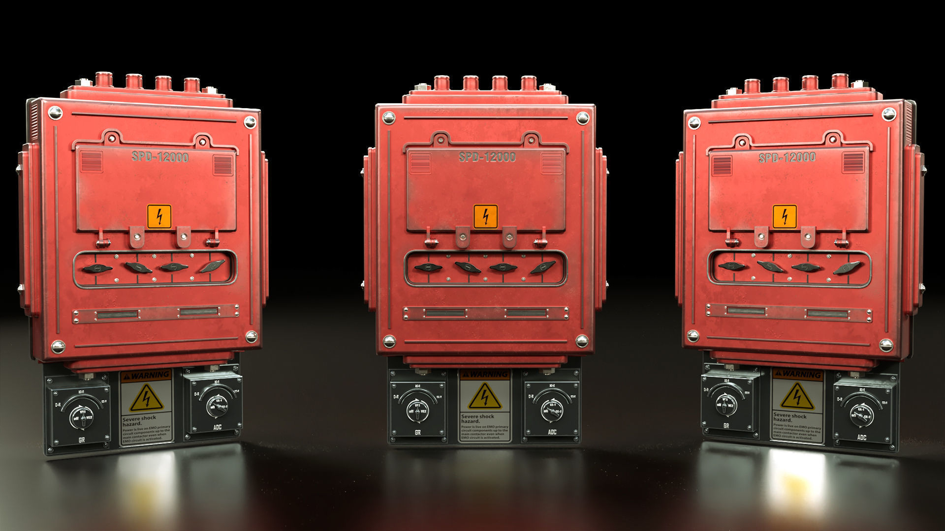 Electrical Boxes and Panels Pack 3D model | CGTrader