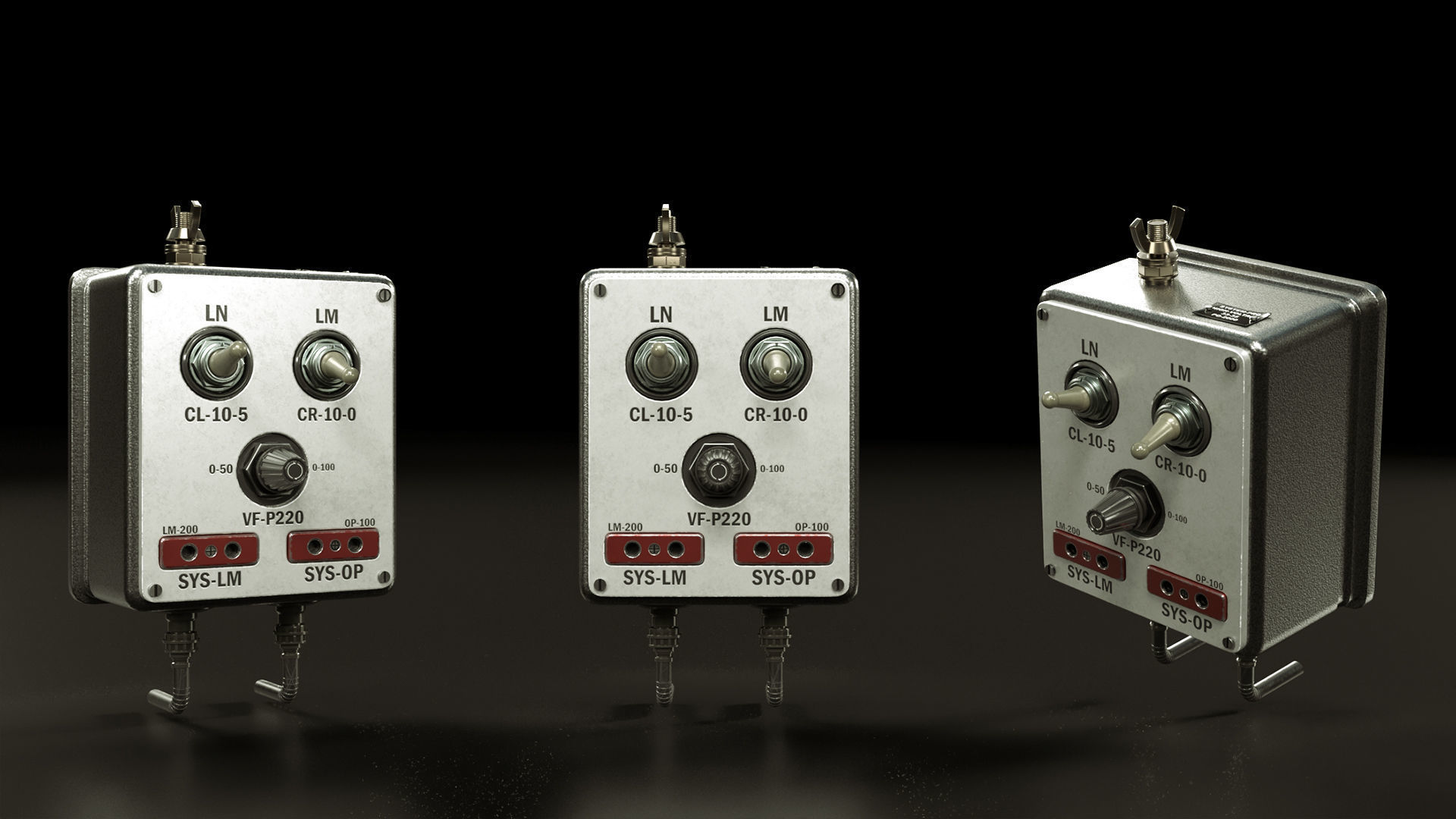 Electrical Boxes and Panels Pack 3D model | CGTrader