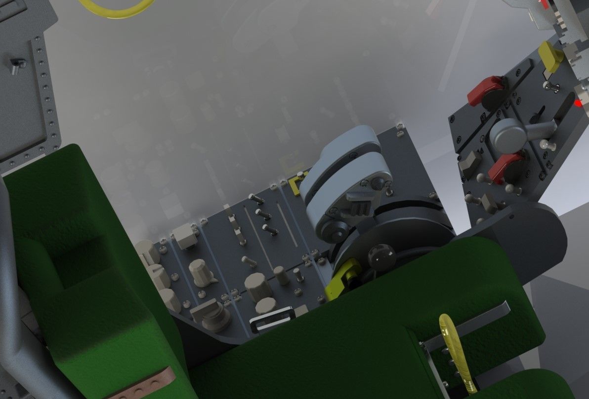 F14 tomcat skymaster complete cockpit 3D model 3D printable | CGTrader