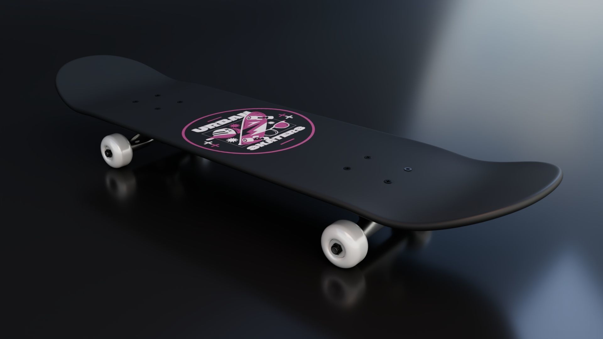 Skateboard free 3D model | CGTrader