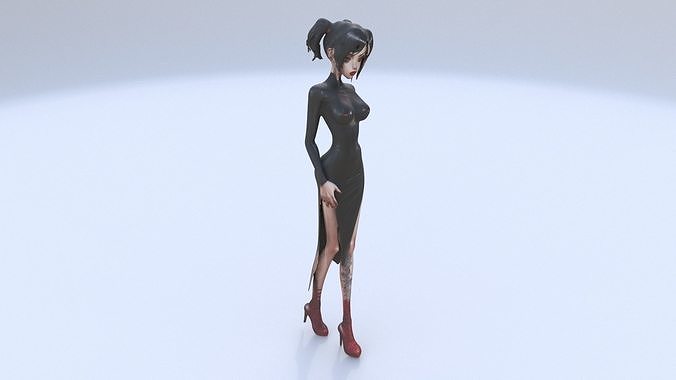 Elegant Spy 3D model | CGTrader