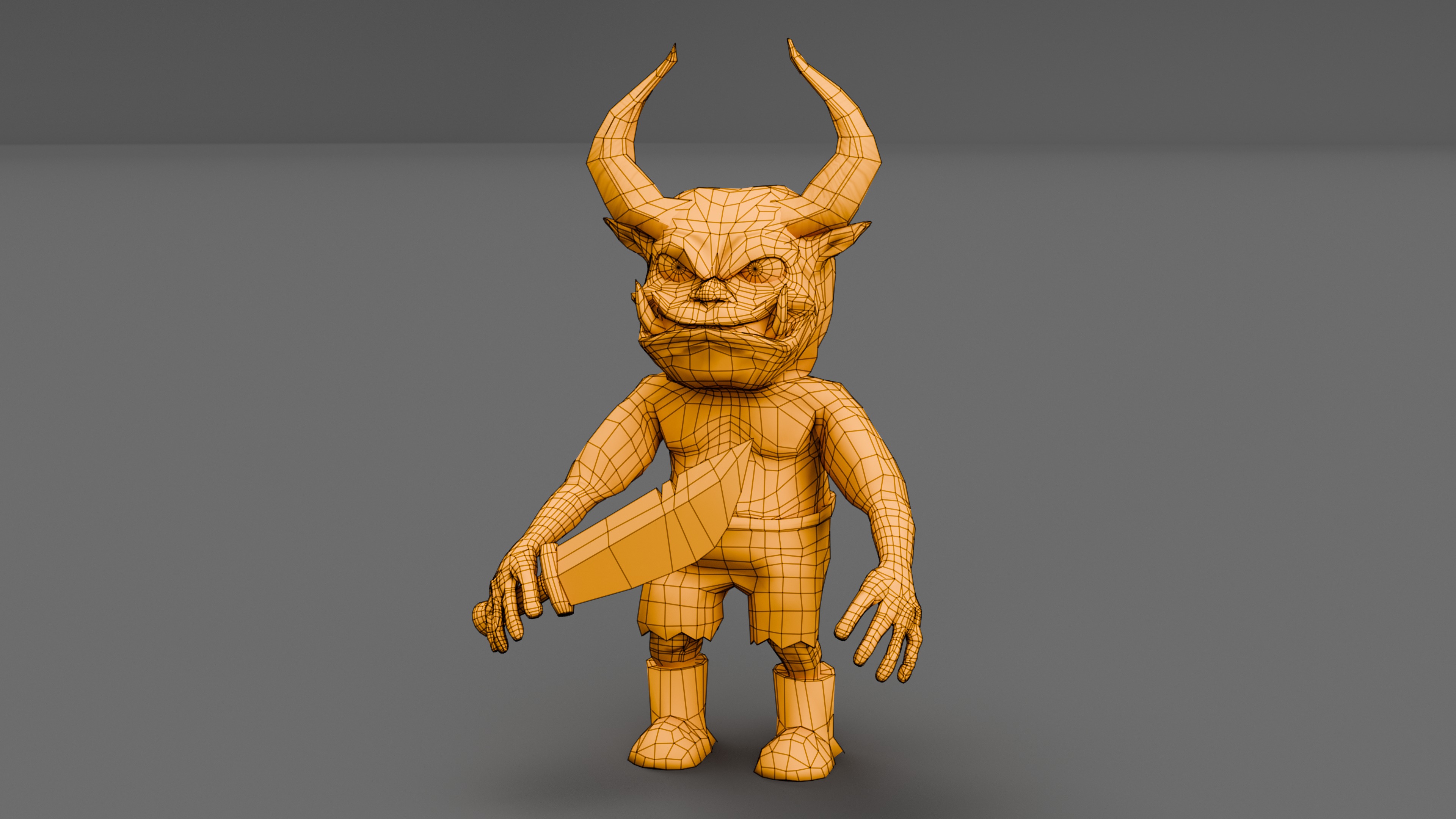 3D model Stylized Demon-Goblin-Imp VR / AR / low-poly | CGTrader