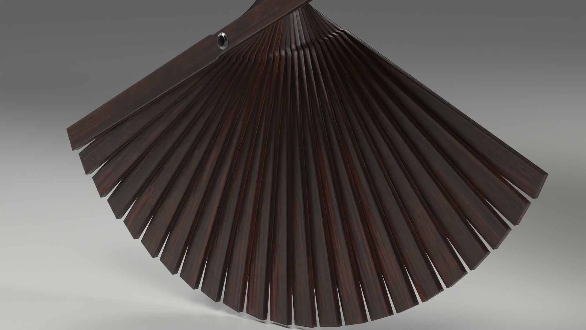 3D model Japanese Hand Folding Fan VR / AR / low-poly | CGTrader